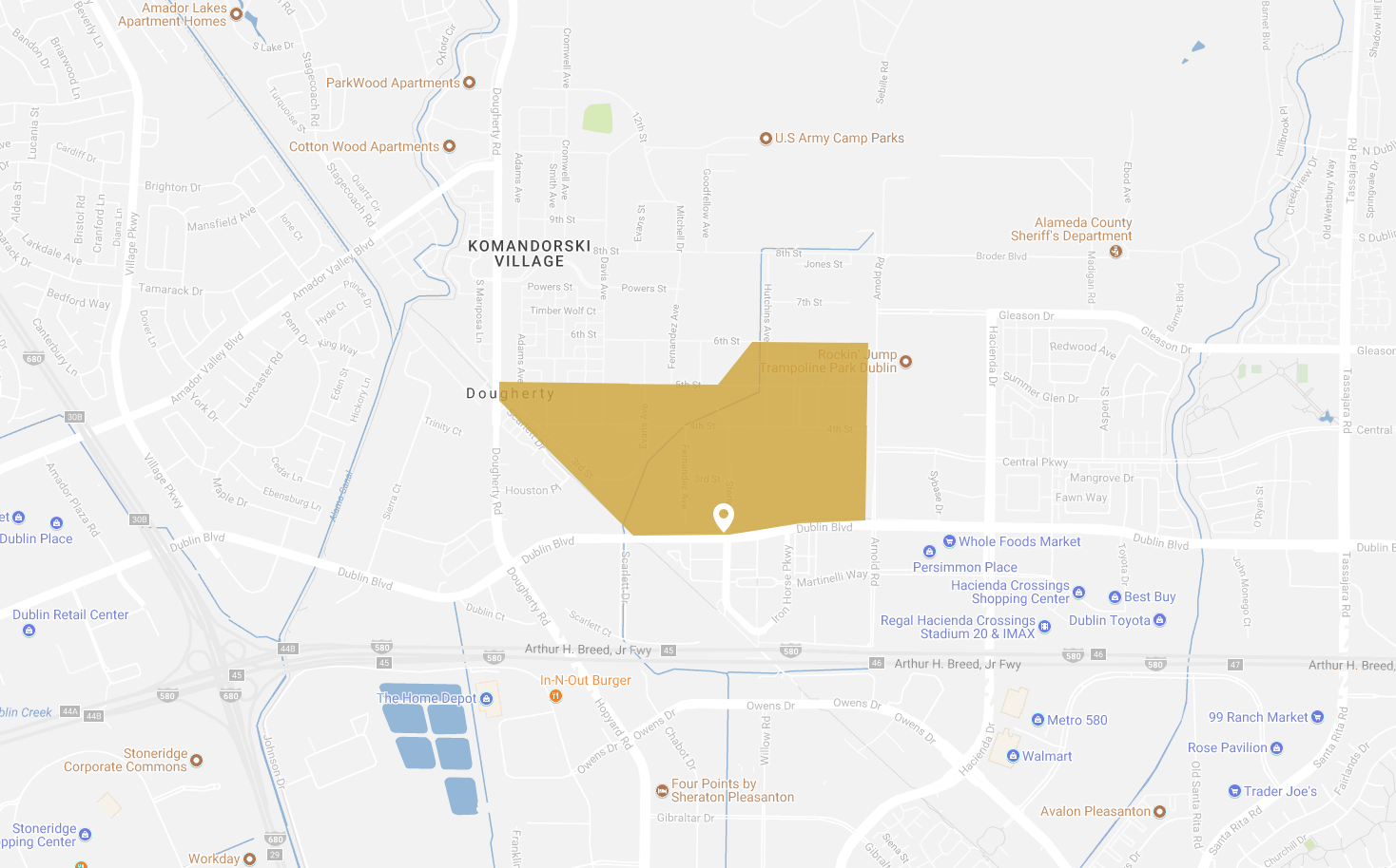 Dublin California Map